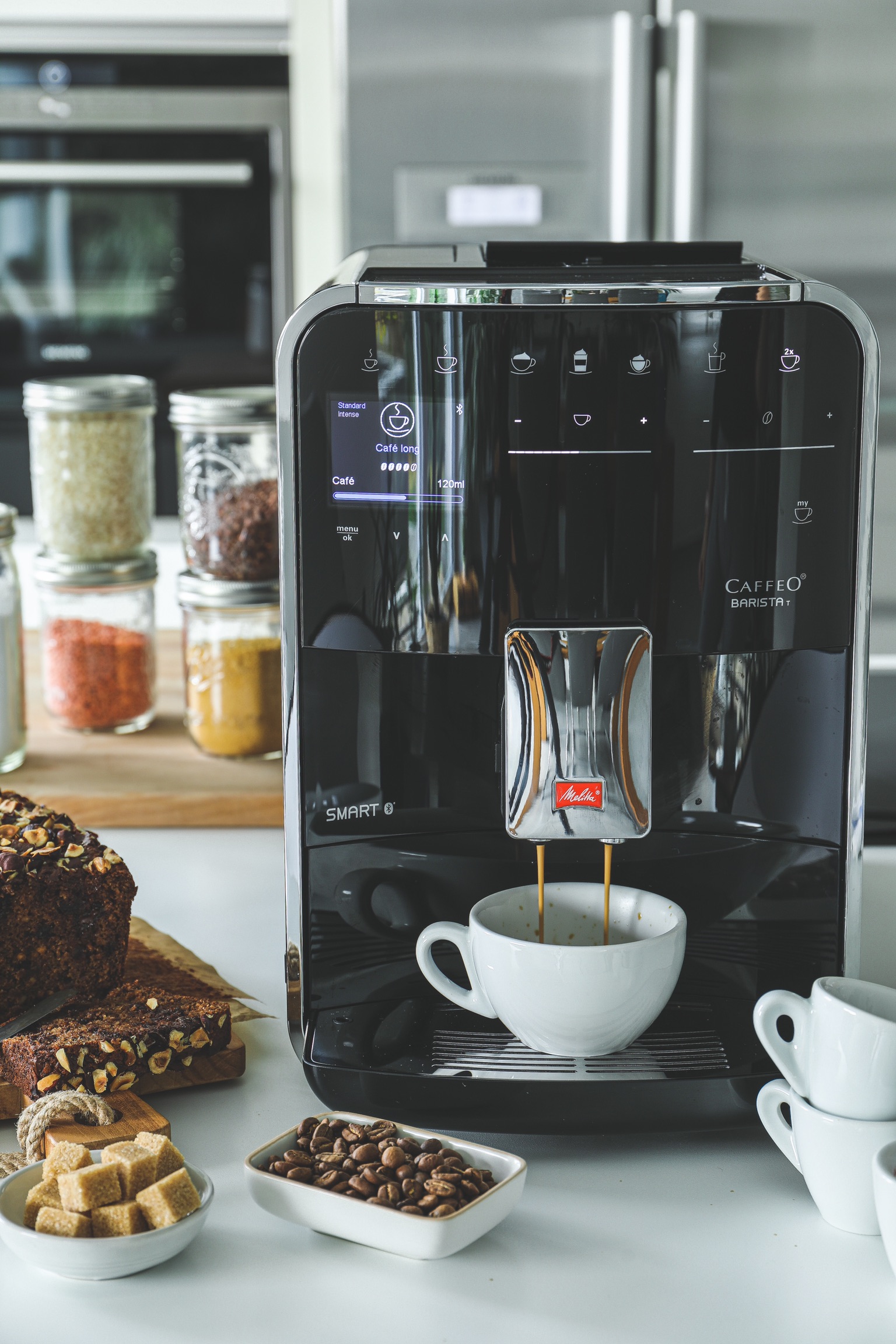Machine à expresso automatique Caffeo Barista® T de chez Melitta