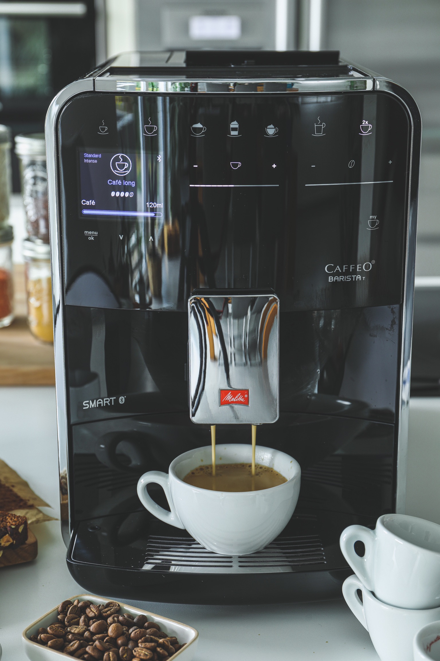 Machine à expresso automatique Caffeo Barista® T de chez Melitta