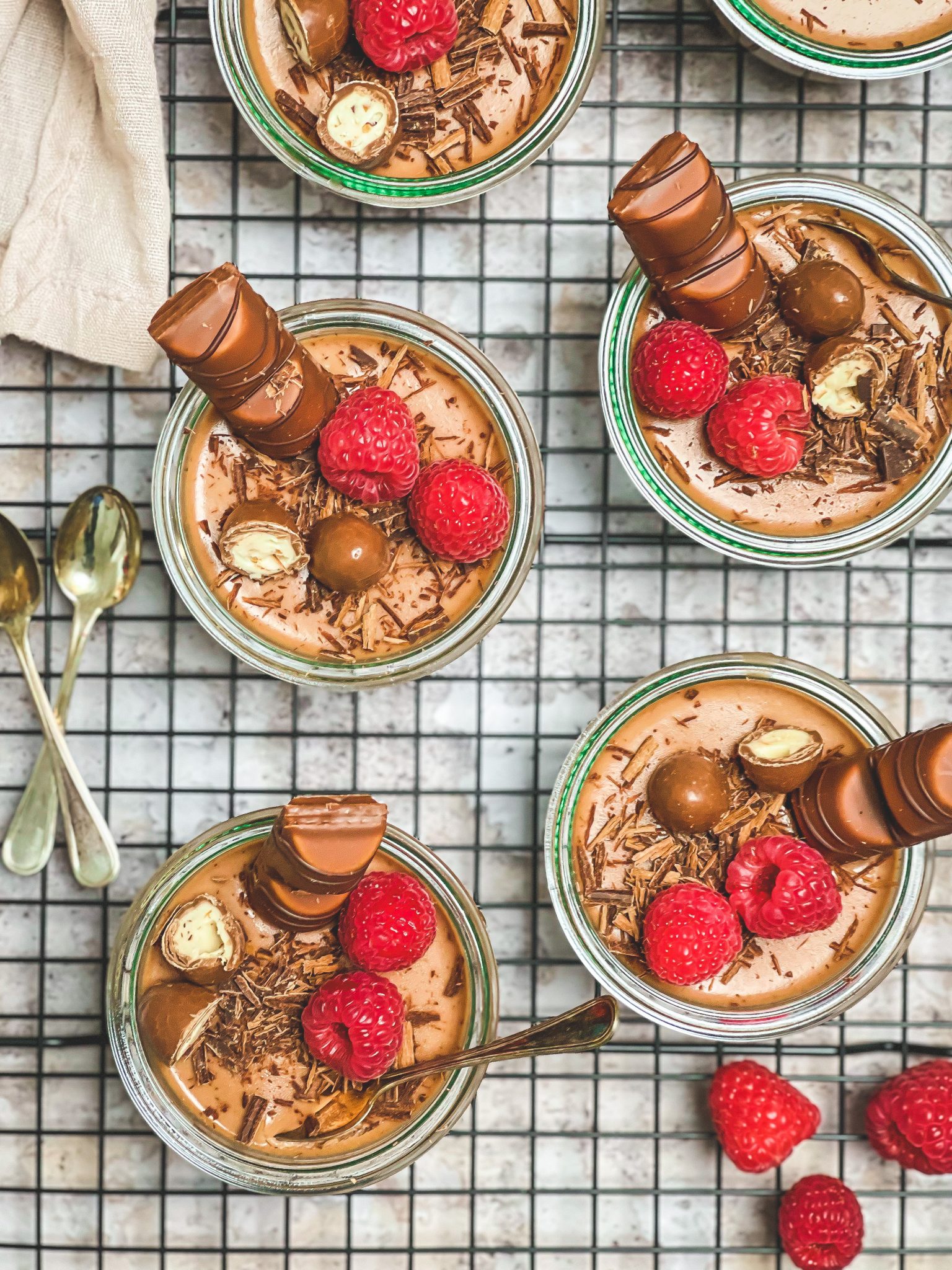 Panna cotta au chocolat