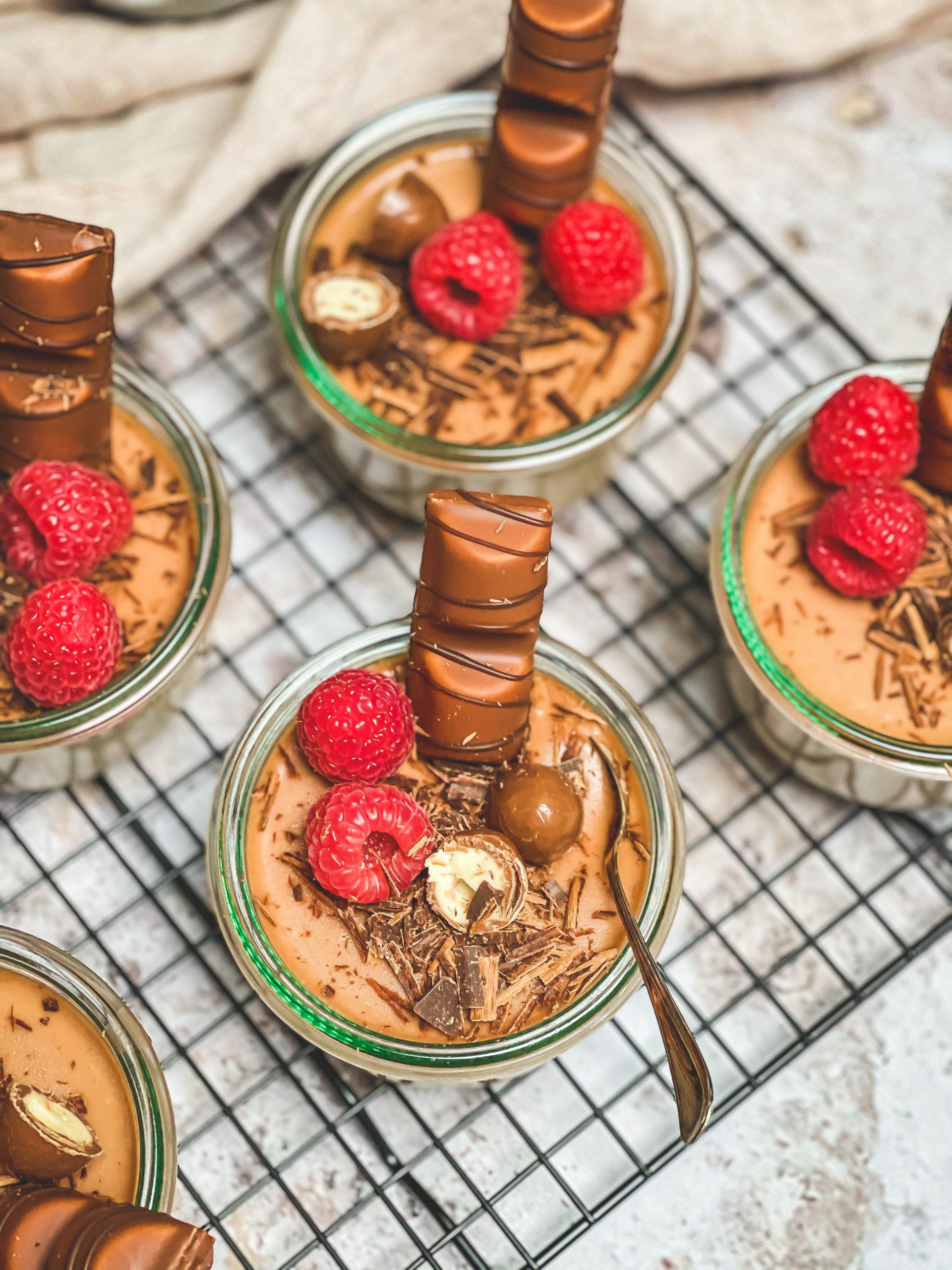 Panna cotta au chocolat